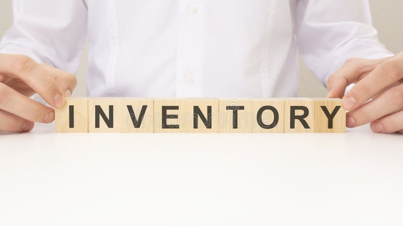 Inventory Word Made with Wooden Blocks, Concept Stock Photo - Image of ...