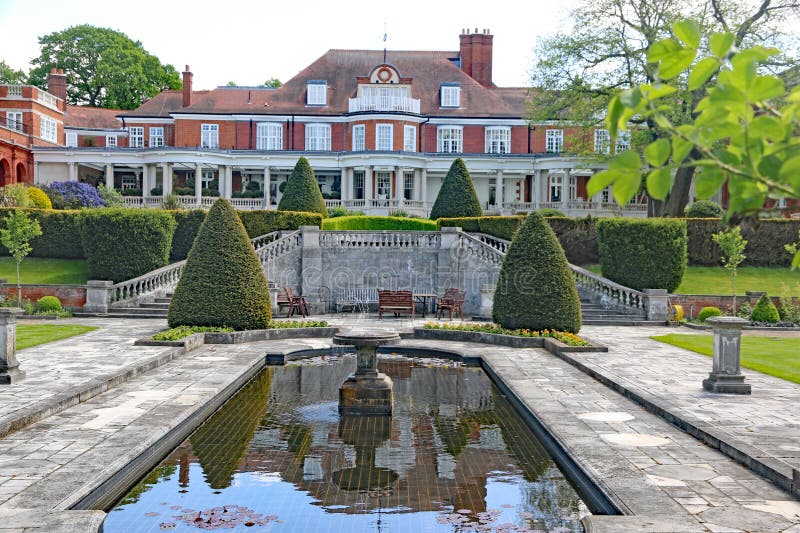 Inverforth House and Gardens, London Stock Image - Image of house ...
