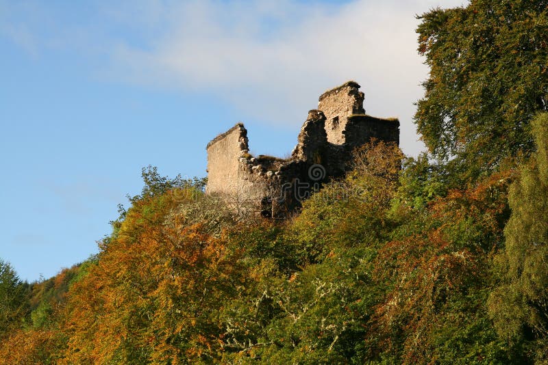 Invergarry Castle stock photo. Image of color, ruins - 11384294