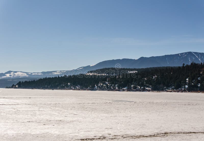 INVERMERE, CANADA - MARCH 21, 2019: Town on the Windermere Lake Early ...