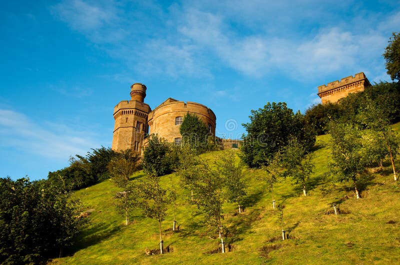Inverness Castle and the River Ness at Night. Stock Image - Image of ...