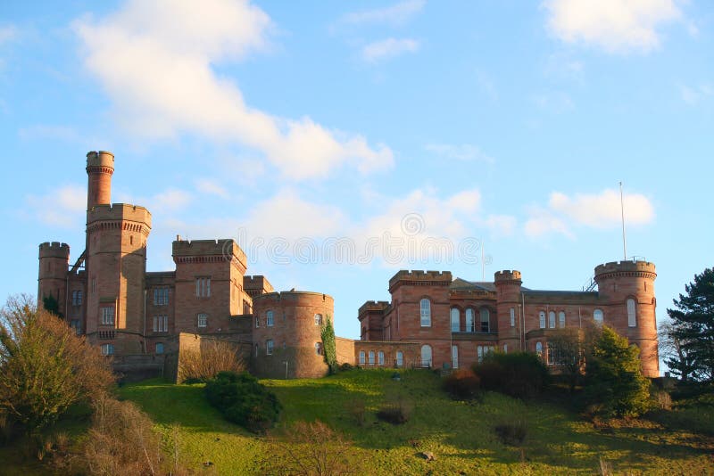 Inverness Castle stock image. Image of winter, fortification - 7695489