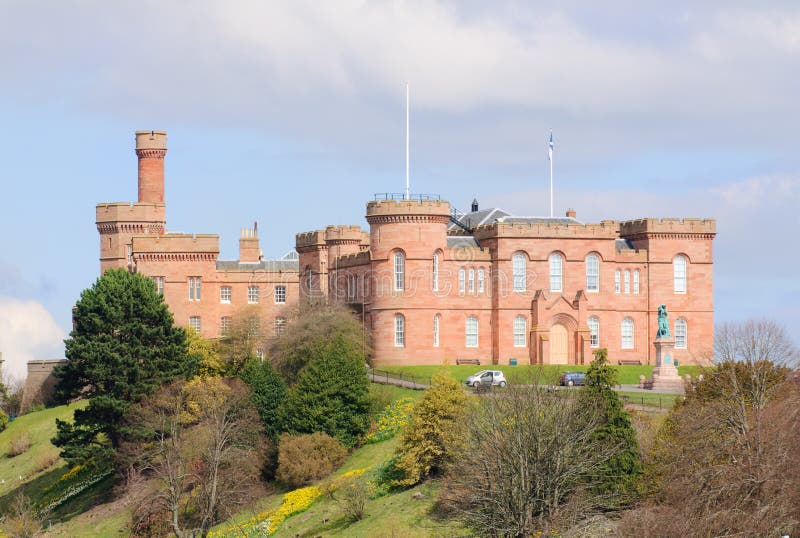 Inverness Castle, Inverness Scotland Stock Photo - Image of historic ...
