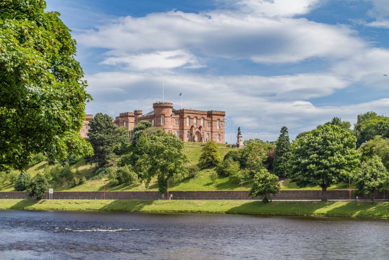 The inverness castle stock photo. Image of coast, flora - 83707772