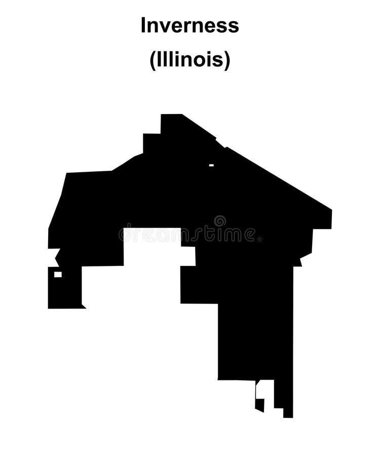 Inverness Outline Map Stock Illustrations – 140 Inverness Outline Map ...