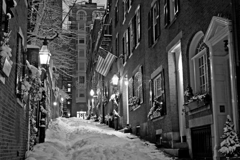 Inverno de Boston imagem de stock. Imagem de boston, vidro - 4489889