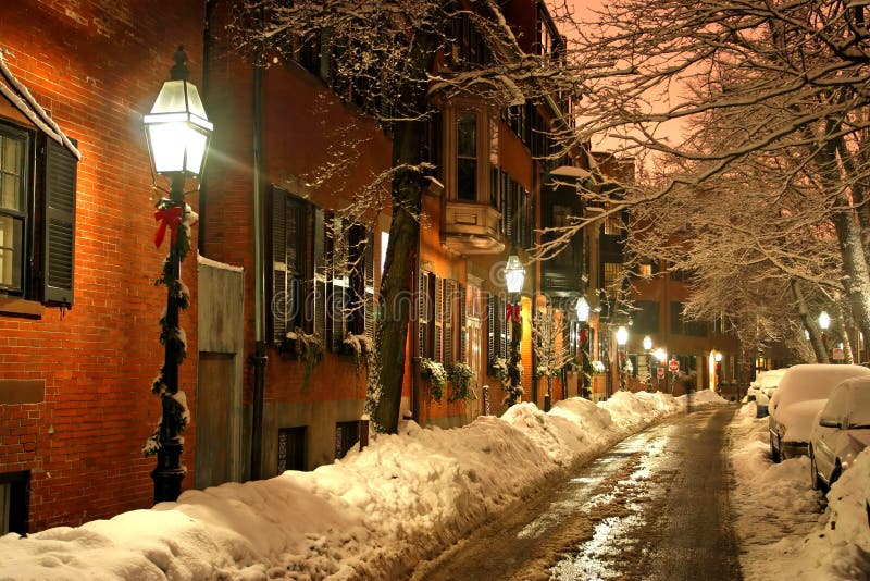 Inverno de Boston imagem de stock. Imagem de urbano, preservado - 4288681