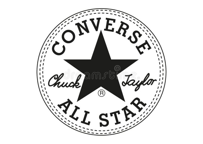 Inverso Chuck Taylor All Star Logo Imagen de archivo editorial ...
