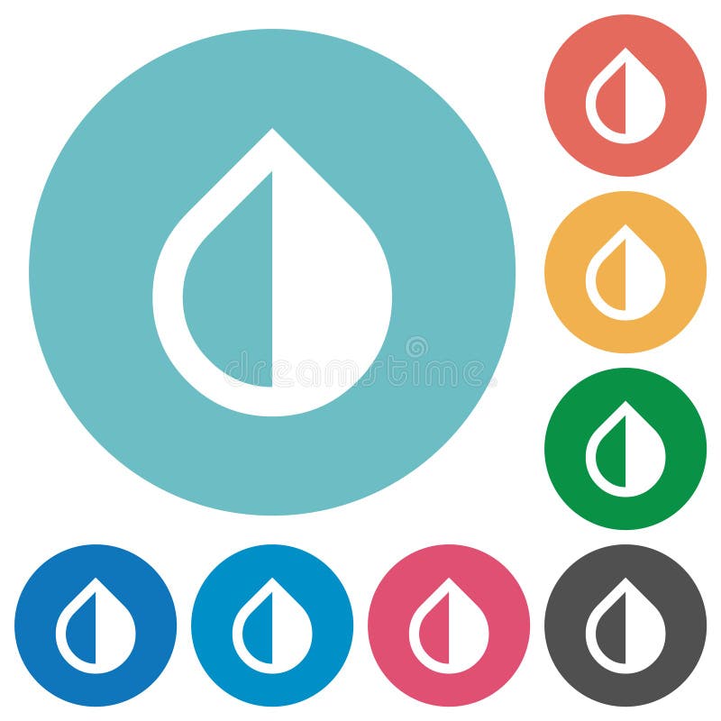 Invert Colors Button Icon Vector Set Collection Stock Vector ...