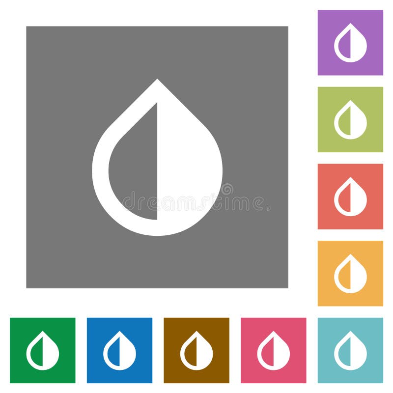 Invert Colors Button Icon Vector Set Collection Stock Vector ...