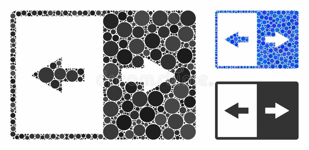 Invert Composition Icon of Round Dots Stock Vector - Illustration of ...