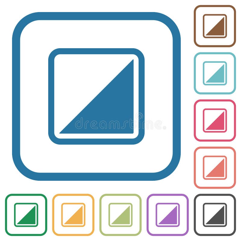 Invert object simple icons stock vector. Illustration of element ...