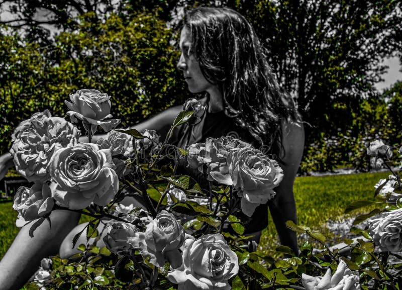 Inverted Color Splash Painting a Different View on Love Stock Photo ...