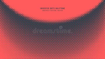 Inverted Dots Half Tone Pattern Semi Circle Border Vector Red Black ...