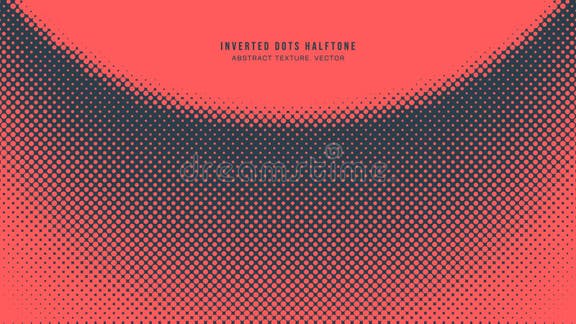 Inverted Dots Half Tone Pattern Semi Circle Border Vector Red Black ...