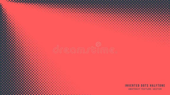 Inverted Dots Halftone Pattern Rays Border Vector Red Black Abstract ...