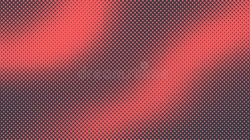 Inverted Dots Texture Half Tone Pattern Distorted Surface Red Black ...