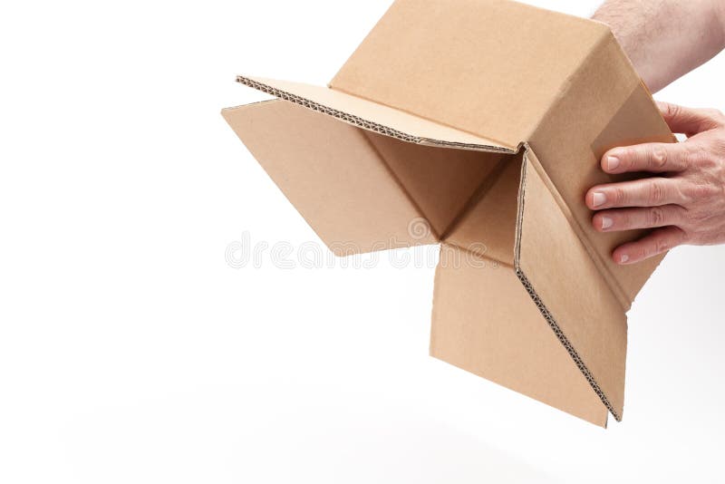 Inverted Empty Box - with Clipping Path Stock Photo - Image of ...