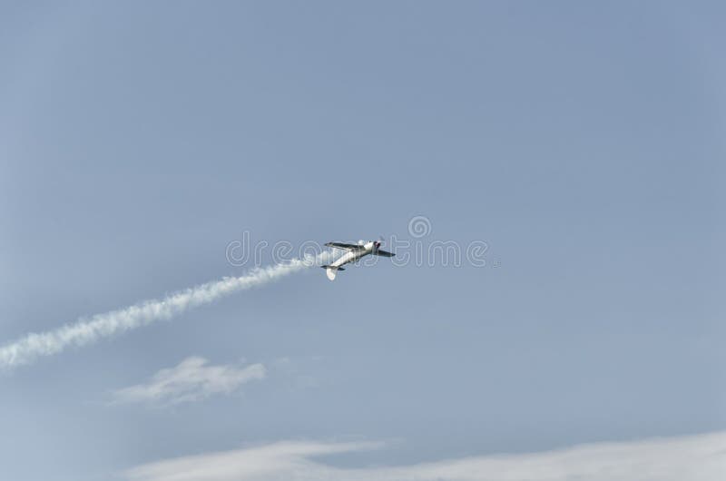 Inverted Flight during an Airshow Stock Image - Image of inverted ...