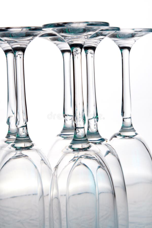 Inverted glasses stock image. Image of standing, celebration - 13259127