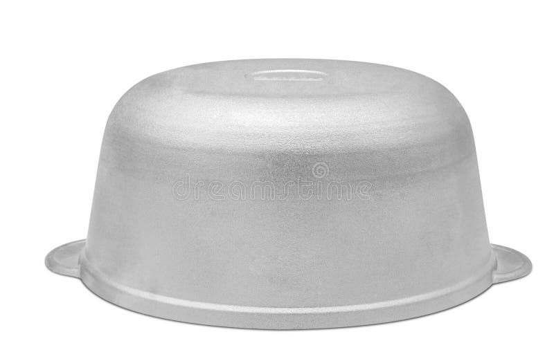 Metal Pot Isolated on a White Background Stock Image - Image of meal ...