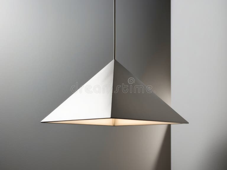 Inverted Pyramid Light Fixture Upside Down Pyramid Design with M. Stock ...