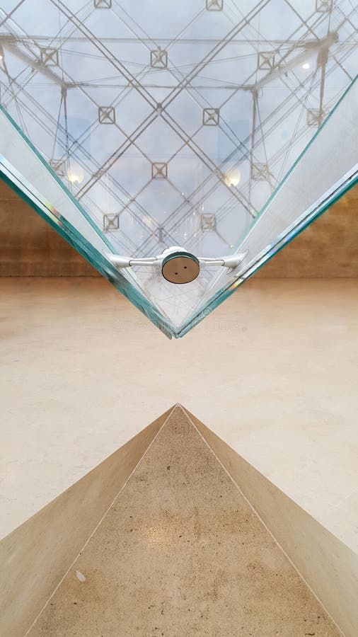 The Inverted Pyramidal Shape in Laminated Glass Points Downward Towards ...