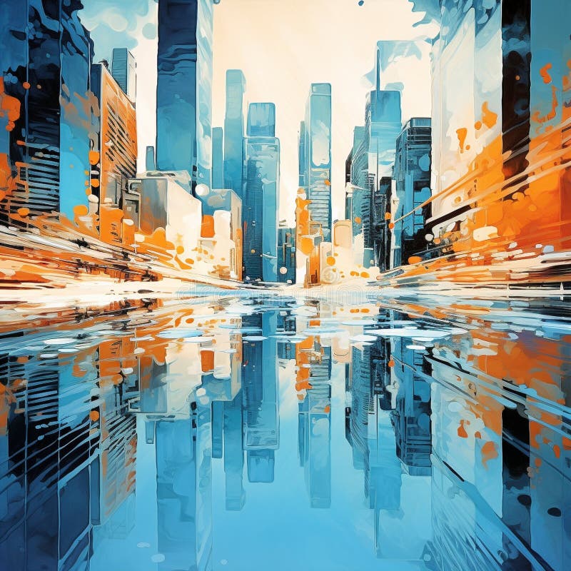 Inverted Realities stock illustration. Illustration of combines - 291249897