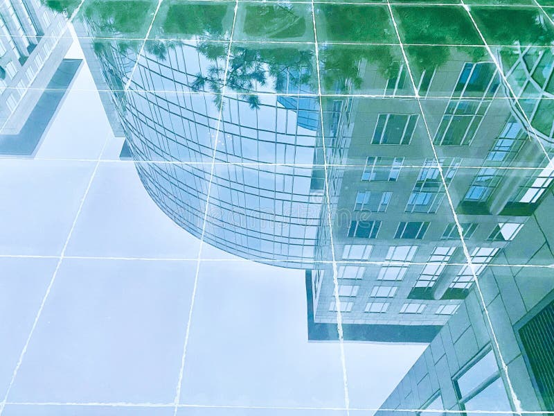 Inverted Reflection in Water. Stock Image - Image of reflection, water ...