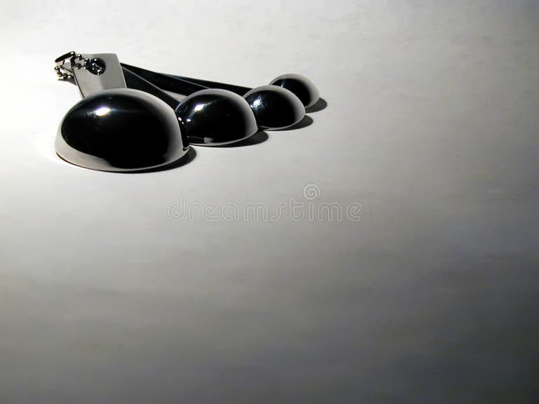 Inverted, Splayed Spoons stock photo. Image of cooking, kitchen - 4680