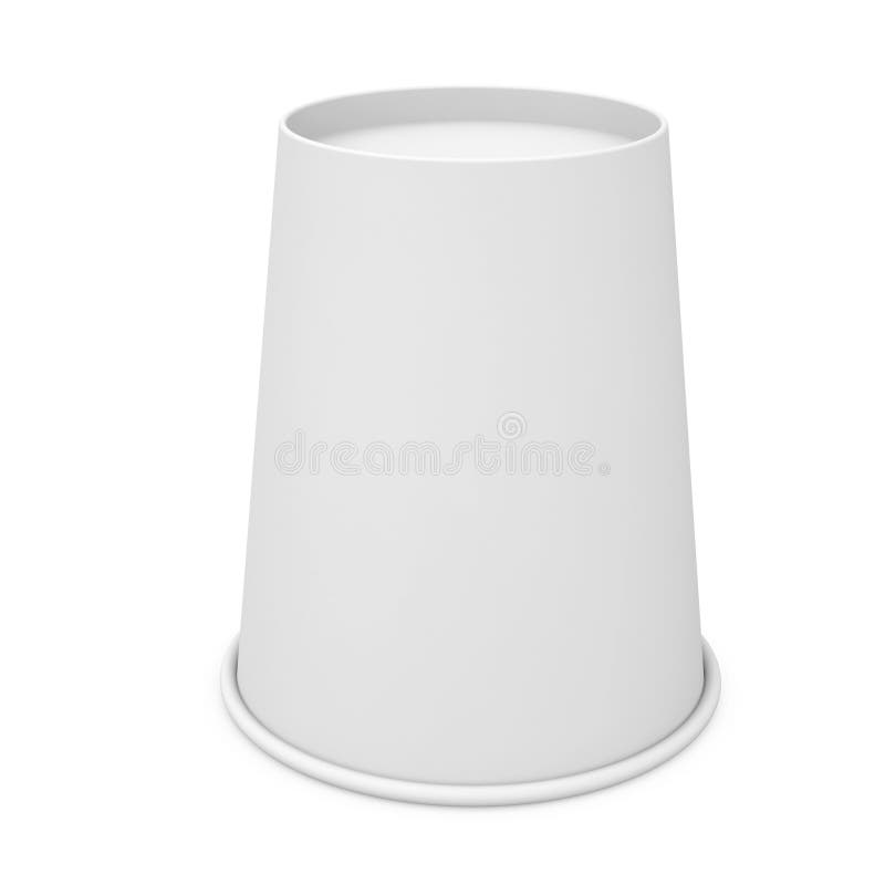 Inverted White Paper Cup Royalty Free Stock Photos - Image: 30669068