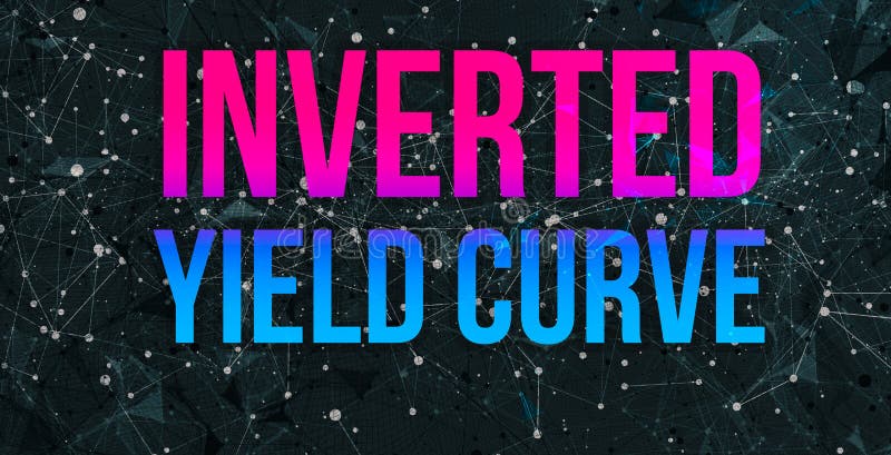 Inverted Yield Curve Theme with Abstract Network Patterns Stock ...