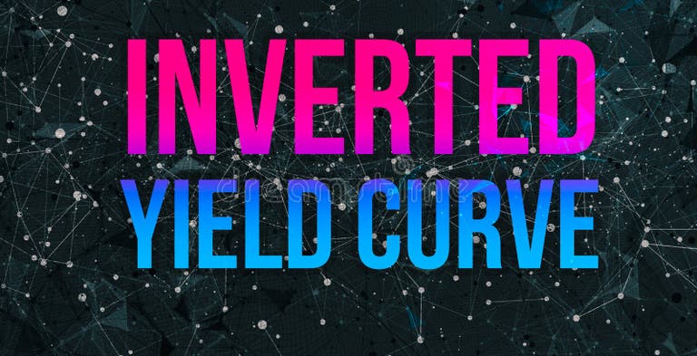 Inverted Yield Curve Theme with Abstract Network Patterns Stock ...
