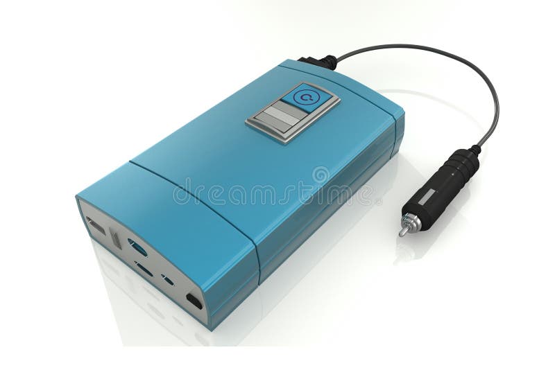 Inverter Electric Equipment Line Icon Vector Illustration Stock ...