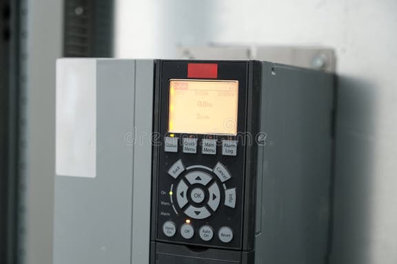 Inverter control panel LCD stock image. Image of iron - 334609959