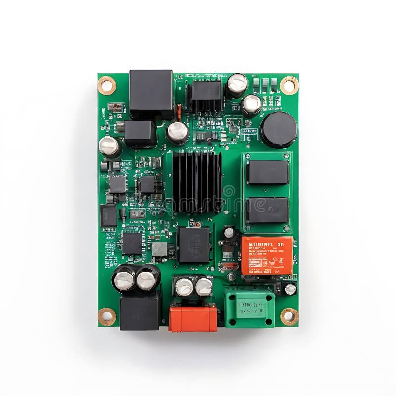 Inverter Module Isolated on a White Background Stock Photo - Image of ...