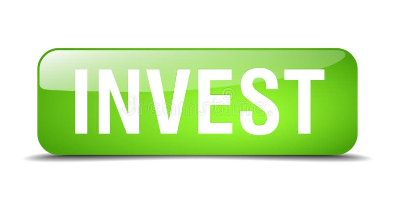 Invest button stock vector. Illustration of element - 119884676