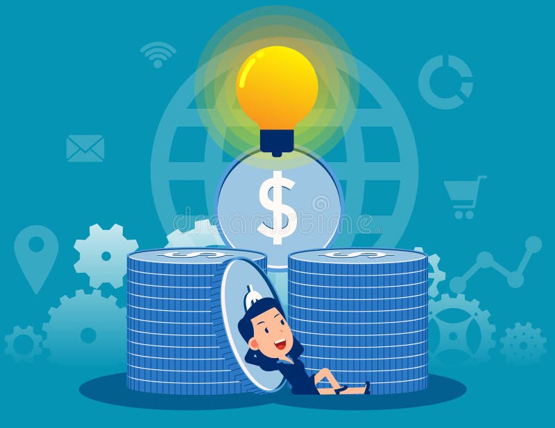 Invest in Idea Creative. Business Success Solution Stock Vector ...