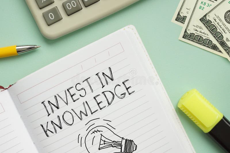 Invest in Knowledge is Shown Using the Text As Educational Concept ...