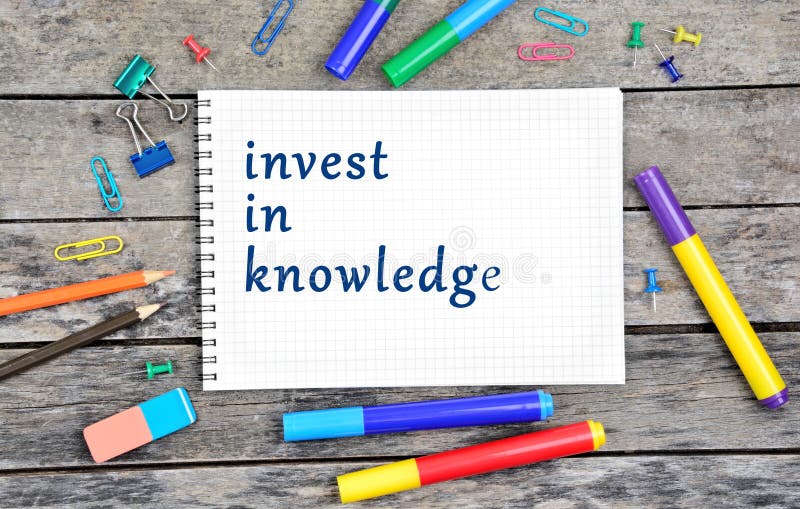 Invest in Knowledge stock image. Image of interest, idea - 103361325