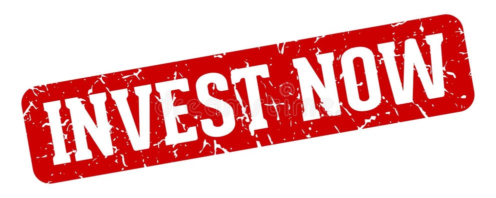 Invest Now Rectangular Sign. Invest Now Stamp Stock Vector ...