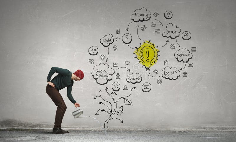 Invest Right for Better Future Stock Image - Image of concept, media ...