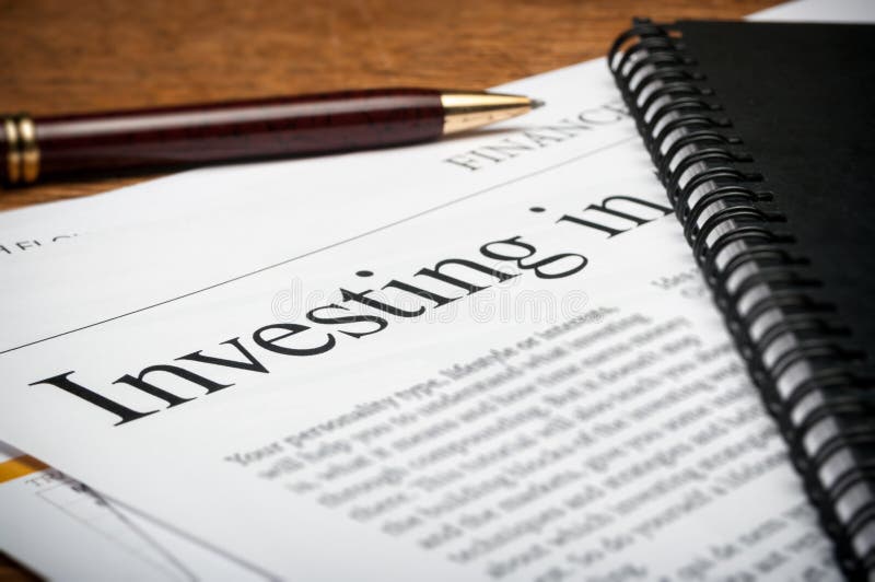 Het Plan Van De Investering Stock Foto - Image of financiën ...