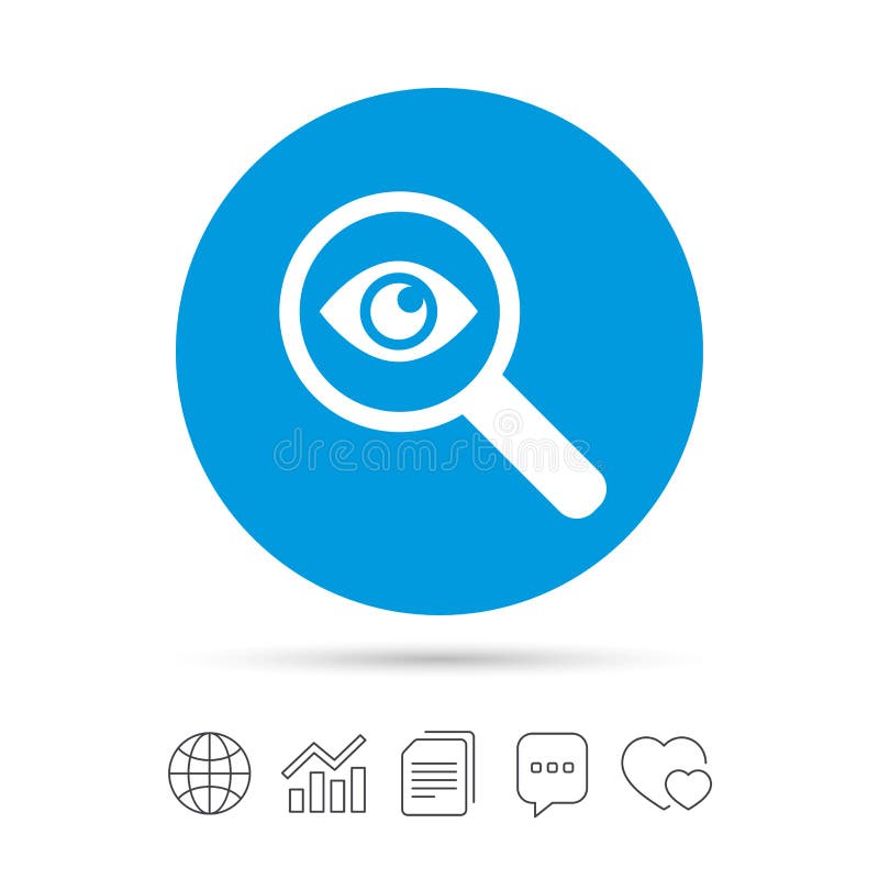 Eye Magnifying Glass Stock Illustrations – 6,587 Eye Magnifying Glass ...