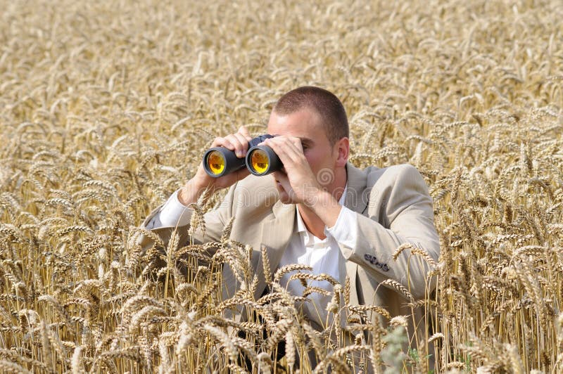 Investigateur Observant Les Preuves Par La Loupe Photo stock - Image du ...
