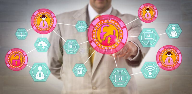 Investigateur Sans Visage Identifying Security Breach Image stock ...