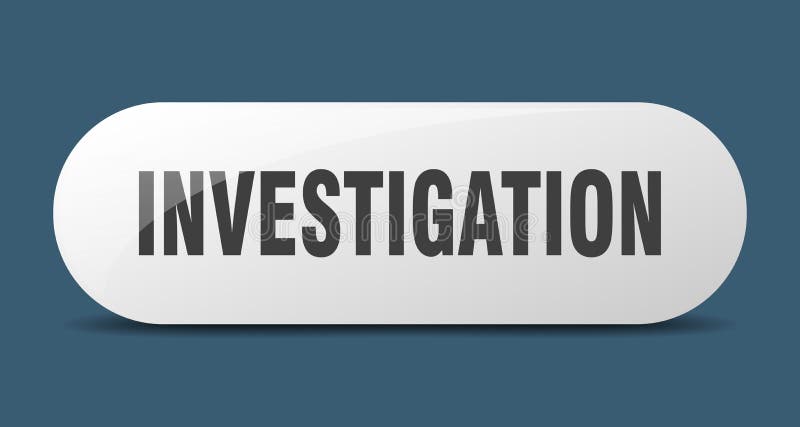 Investigation Banner Template. Investigation Ribbon Label Stock Vector ...