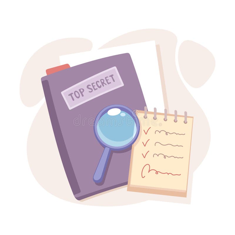 Investigation Folder Stock Illustrations – 859 Investigation Folder ...