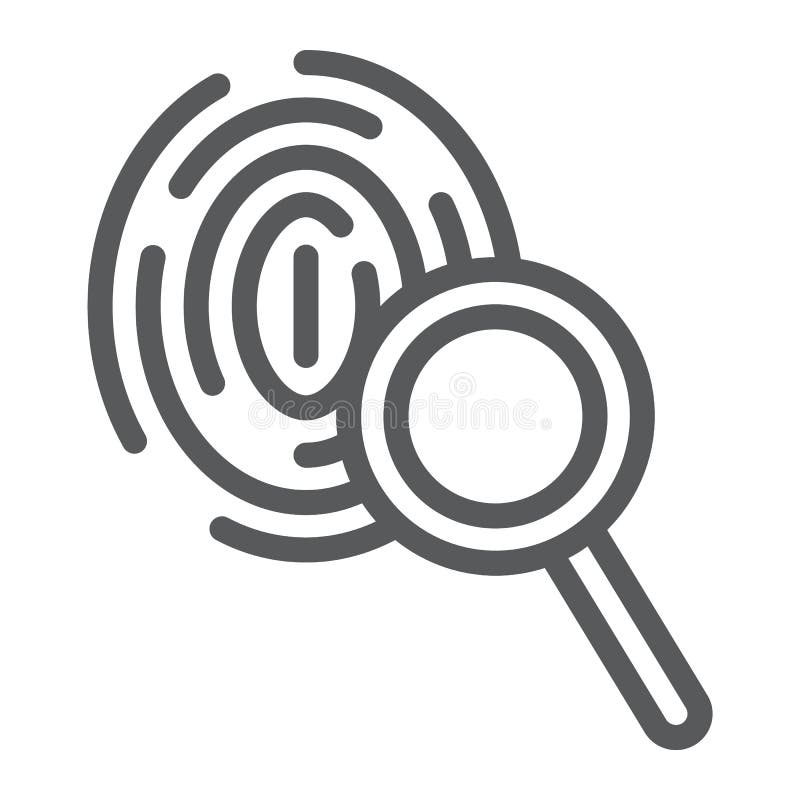 Investigation Linear Icon Concept. Investigation Line Vector Sign ...