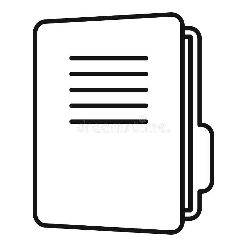 Investigator Folder Icon, Outline Style Stock Vector - Illustration of ... Investigator Folder Icon, Outline Style Stock Vector - Illustration of ...